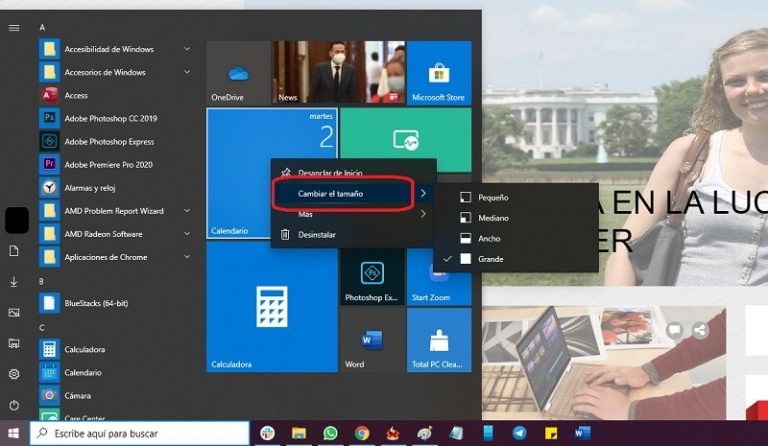 Menú de inicio de Windows 10: cómo configurarlo a tu gusto