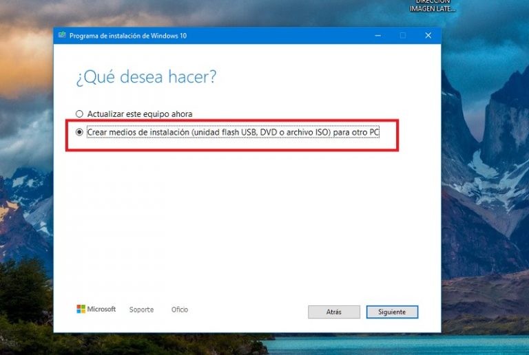 Cómo descargar la ISO de Windows 10 original e instalarla en un PC