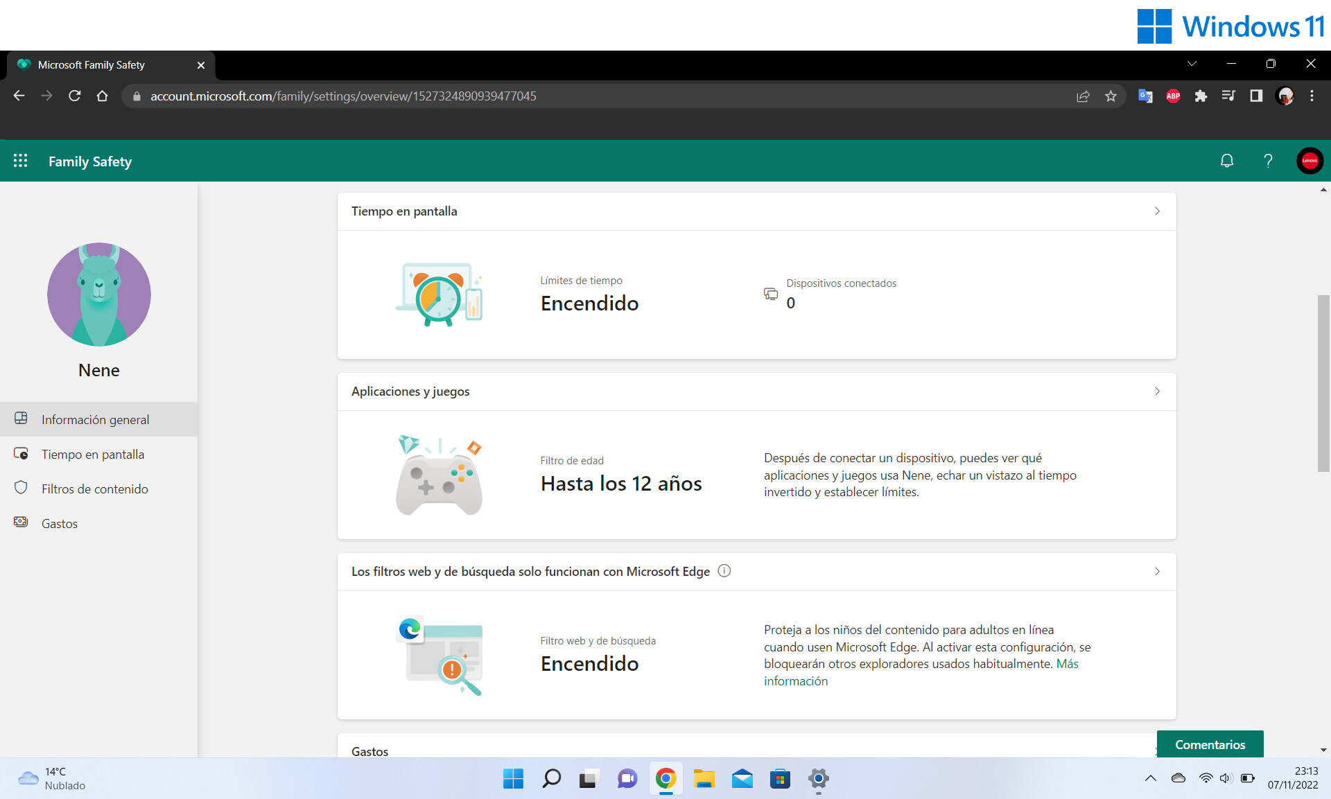 Cómo crear y configurar el control parental en Windows 11
