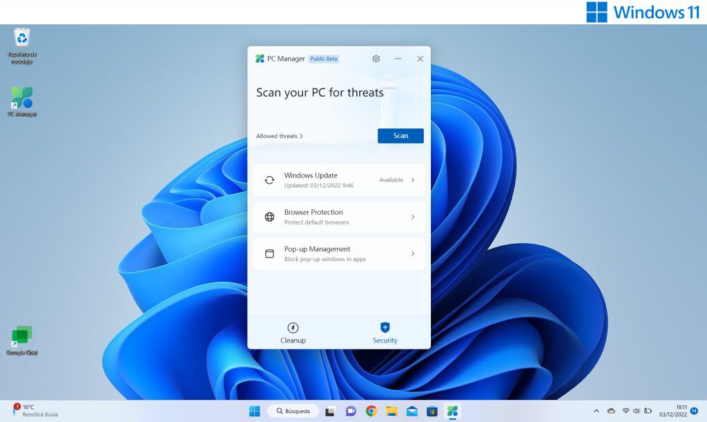 PC Manager, la herramienta para optimizar el uso de Windows 11